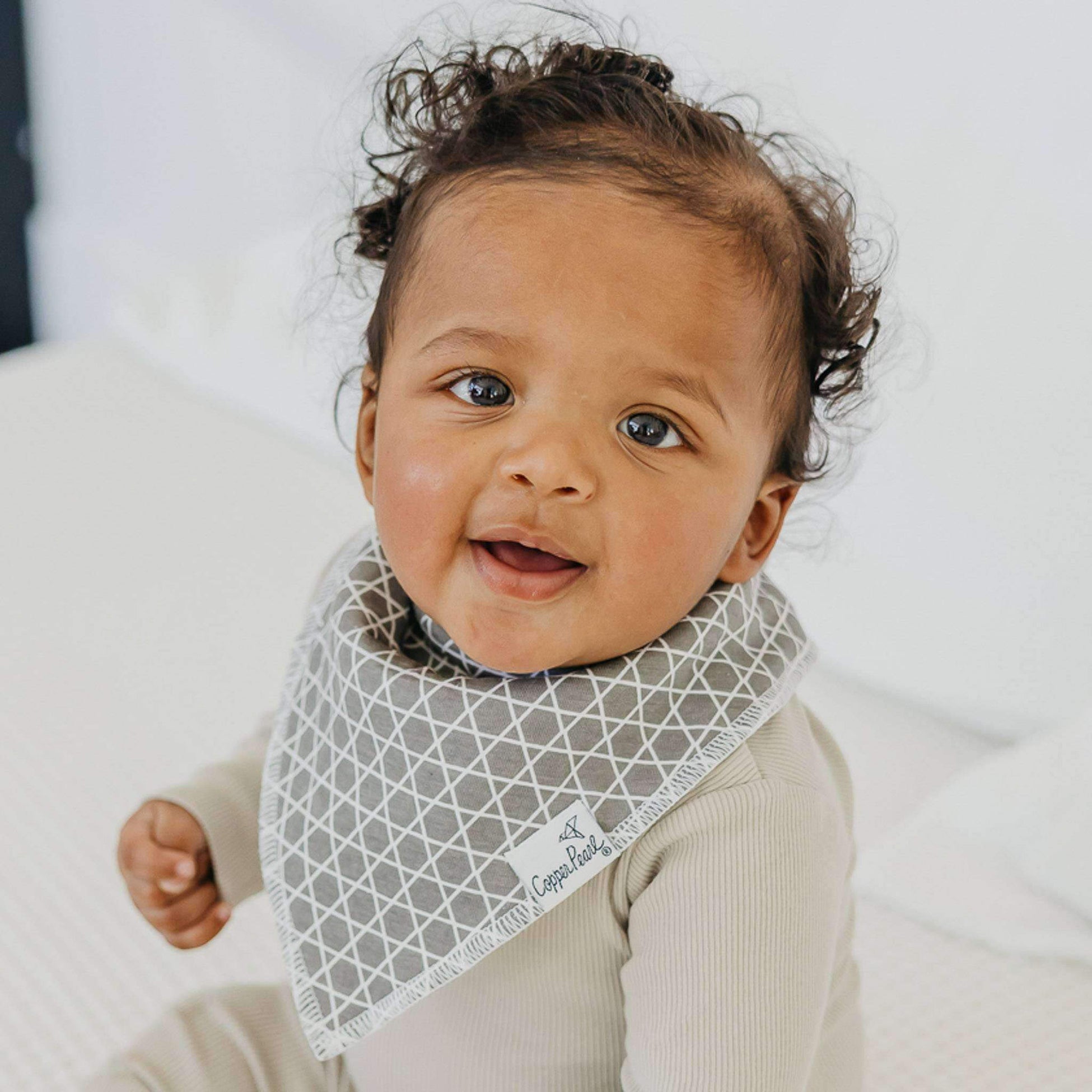 4 Pack Baby Bandana Bibs - Bogey – Copper Pearl