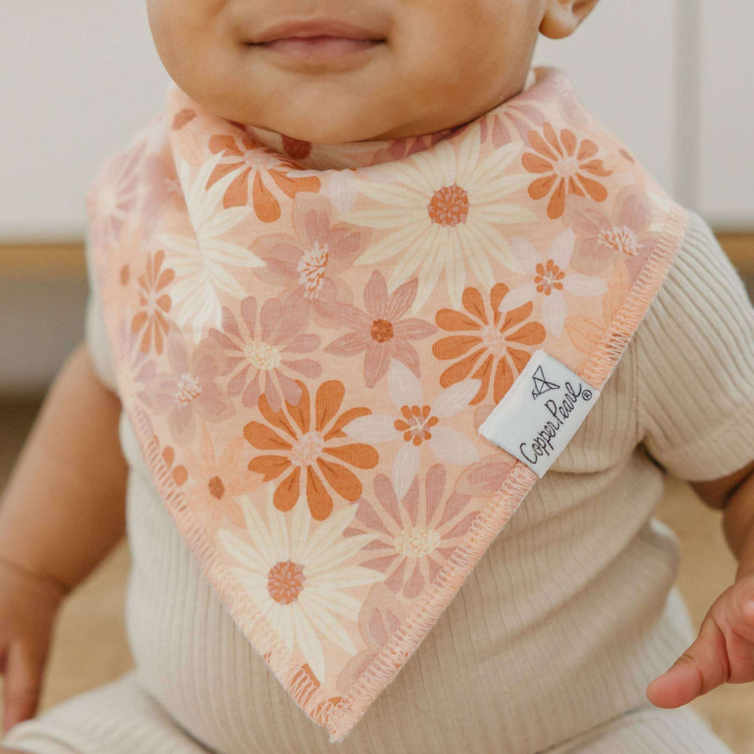 4 Pack Baby Bandana Bibs - Rue – Copper Pearl