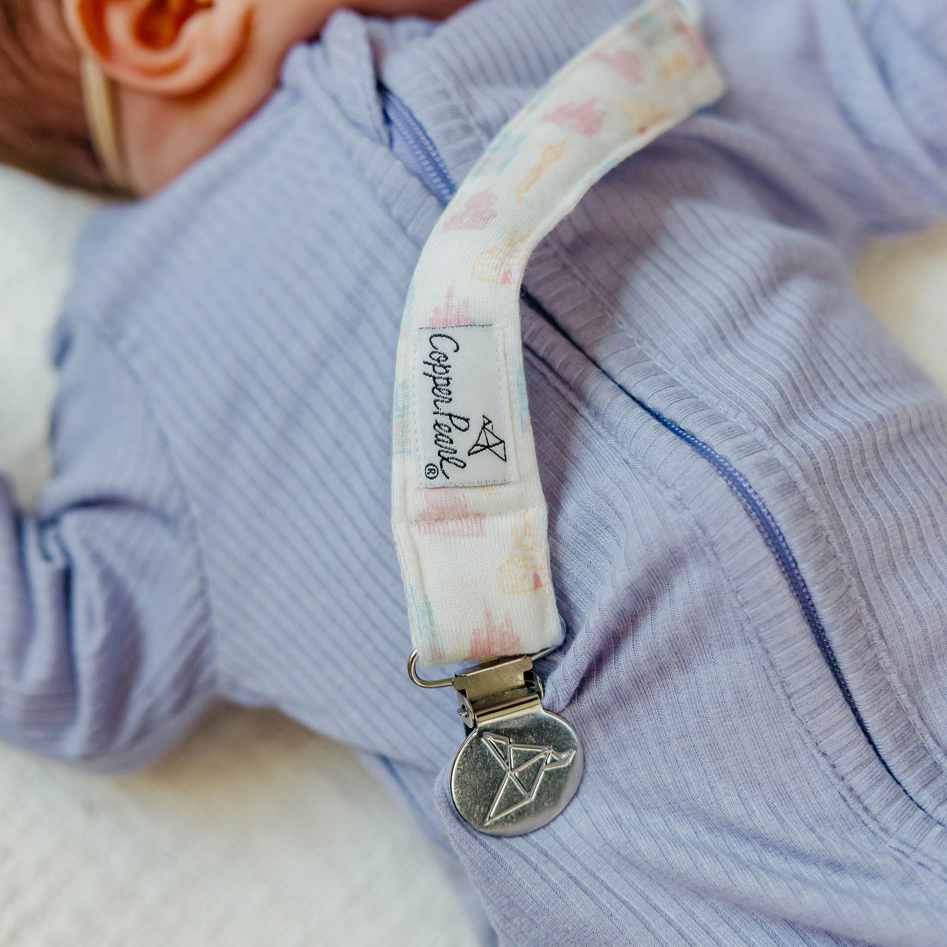 Binky Clips Collection | Practical & Stylish | Copper Pearl