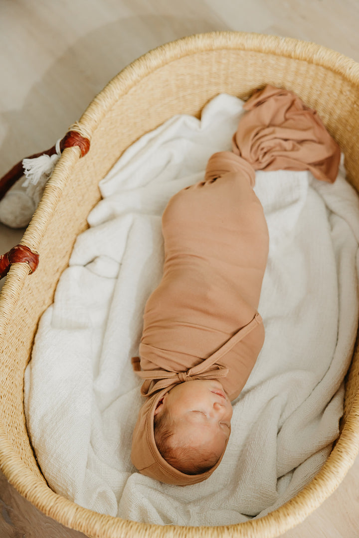 Baby Bonnet - Pecan – Copper Pearl