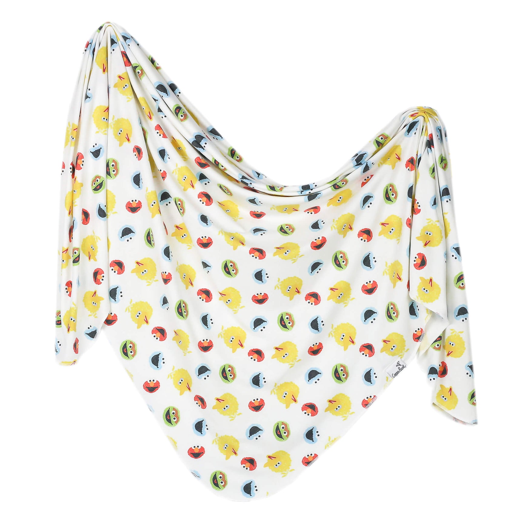 Knit Swaddle Blanket - Sesame Scribbles – Copper Pearl