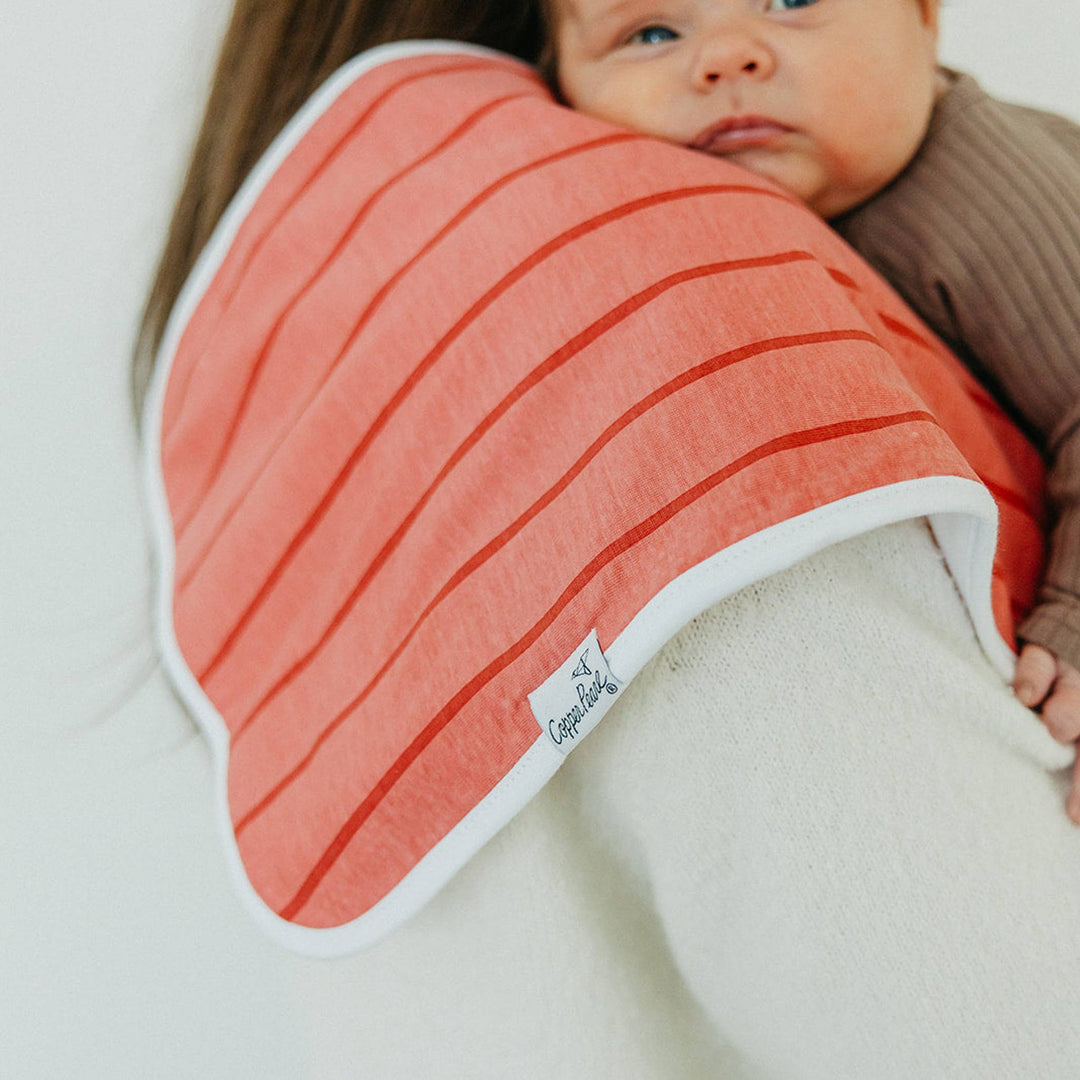 Copper Pearl Burp Clothes