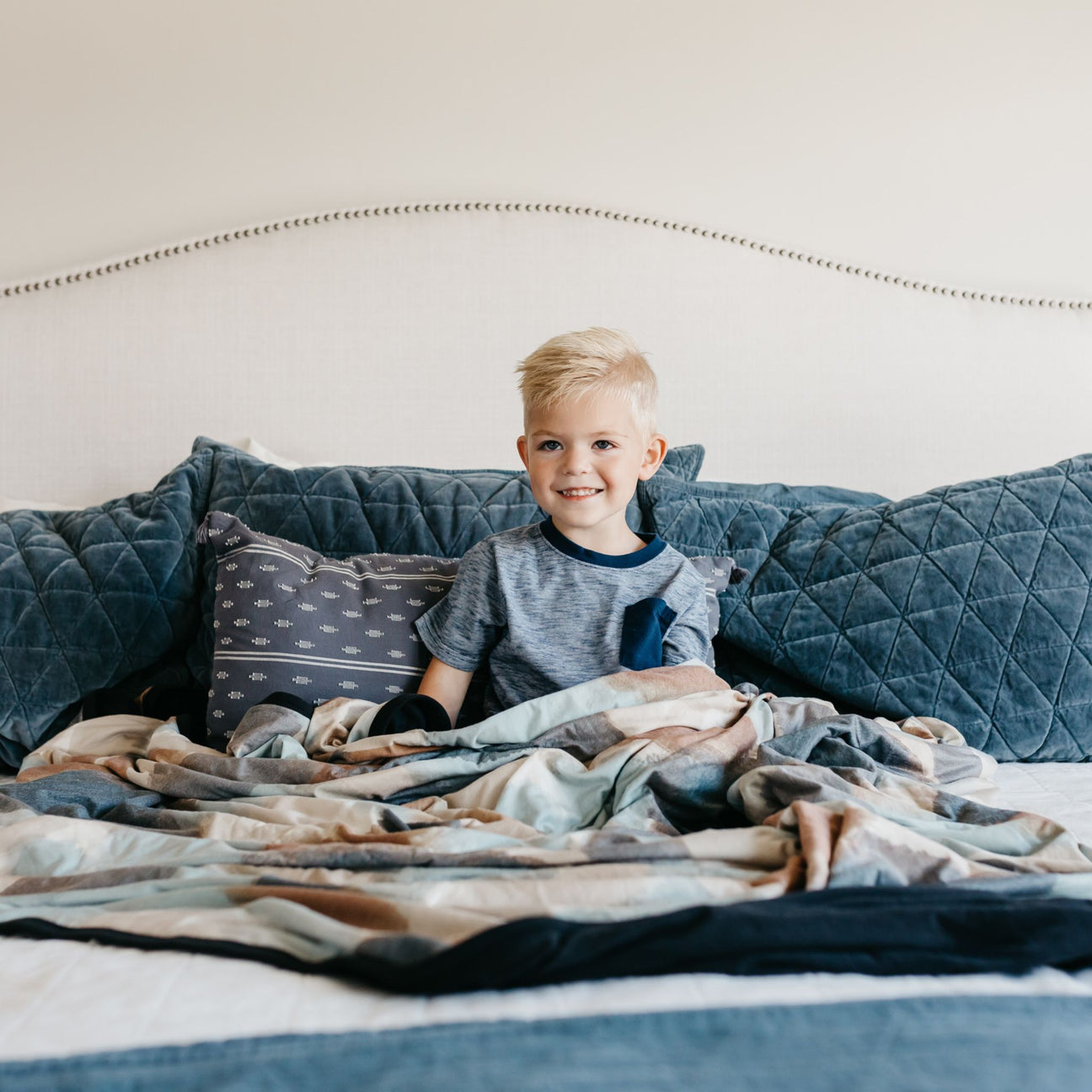Three-Layer Jumbo Quilt - Picasso – Copper Pearl
