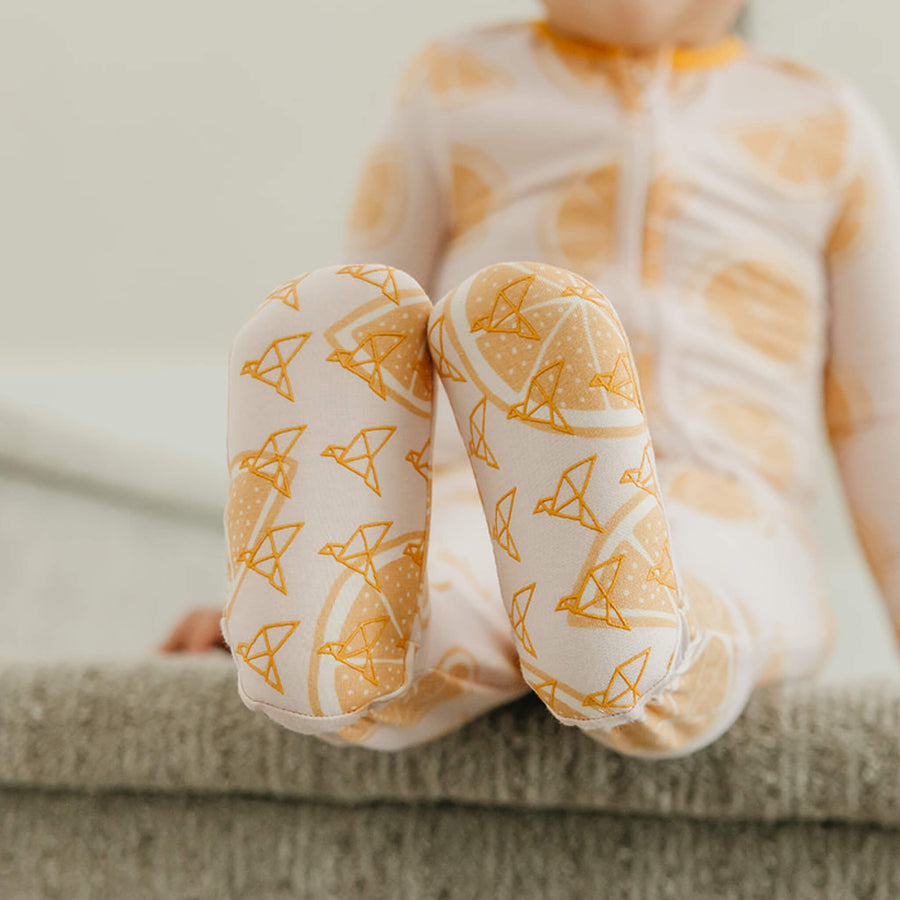 Zip-Up Footie Pajama - Cutie – Copper Pearl