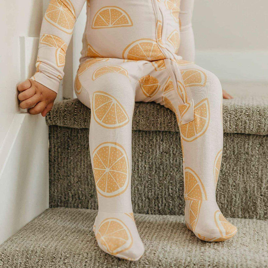 Zip-Up Footie Pajama - Cutie – Copper Pearl