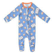 Zip-Up Footie Pajama - Dunk – Copper Pearl