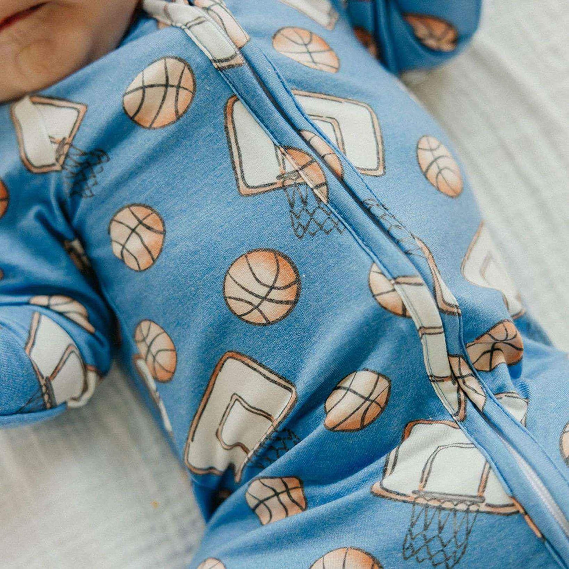 Zip-Up Footie Pajama - Dunk – Copper Pearl