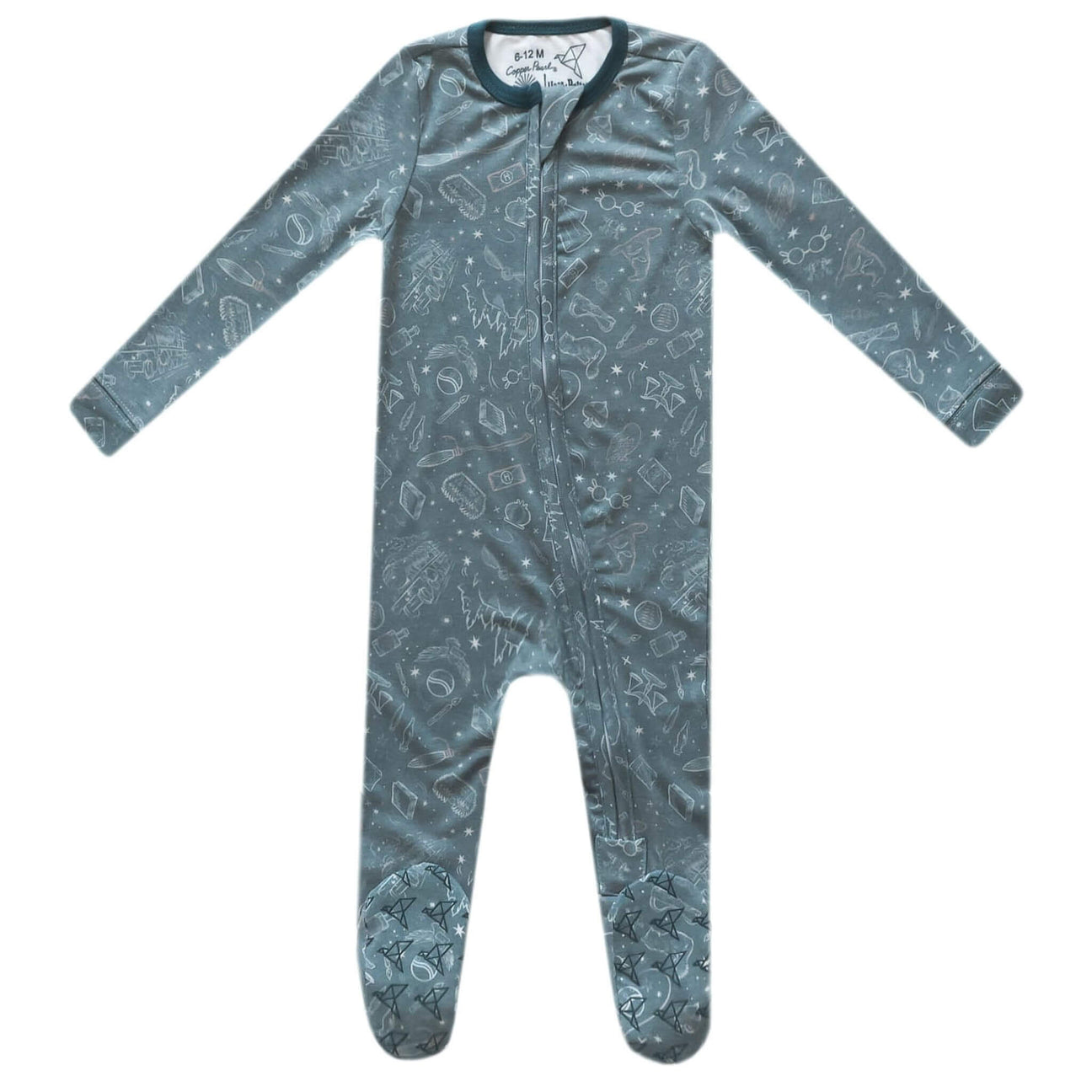 Zip-Up Footie Pajama - Hogwarts – Copper Pearl
