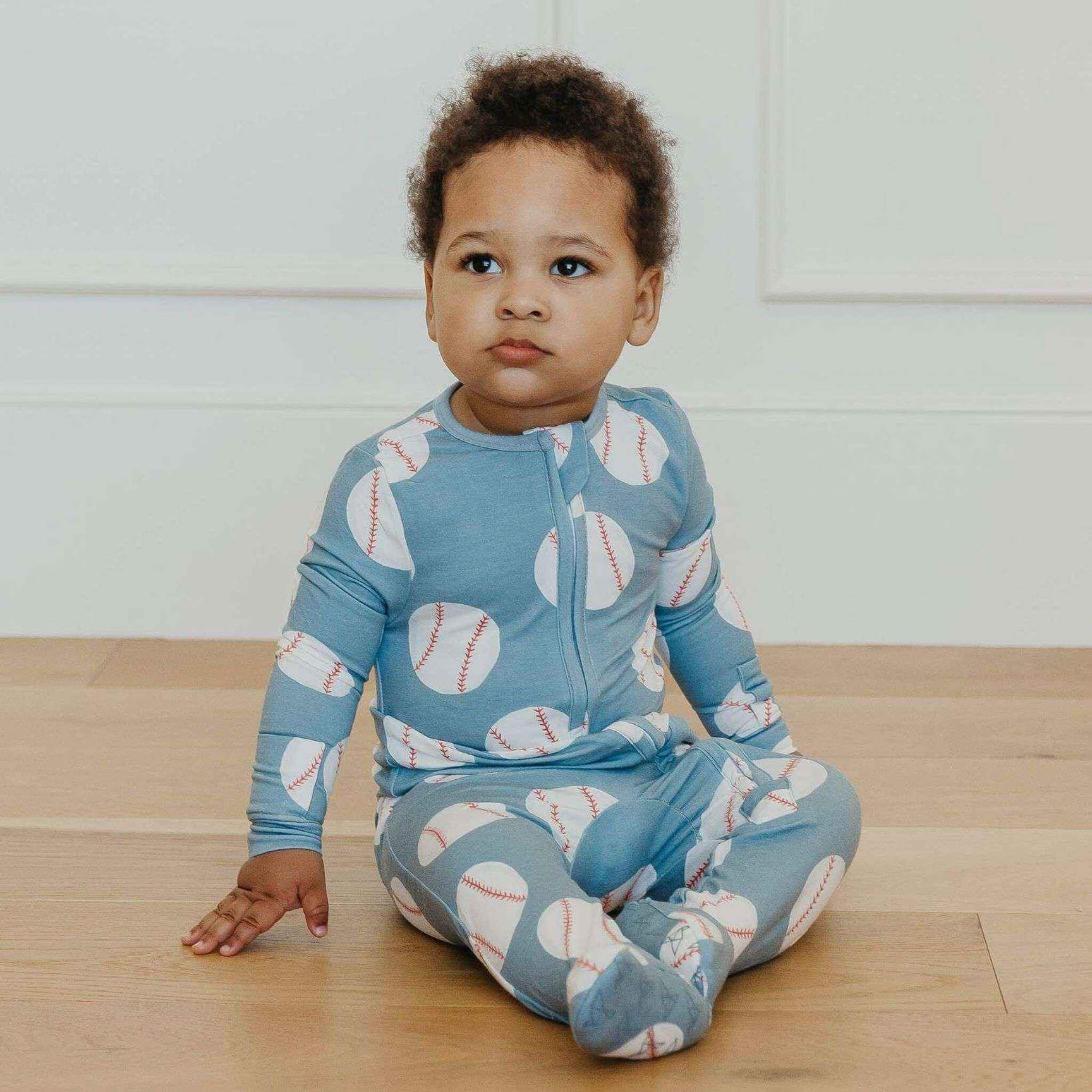 Zip-Up Footie Pajama - Slugger – Copper Pearl
