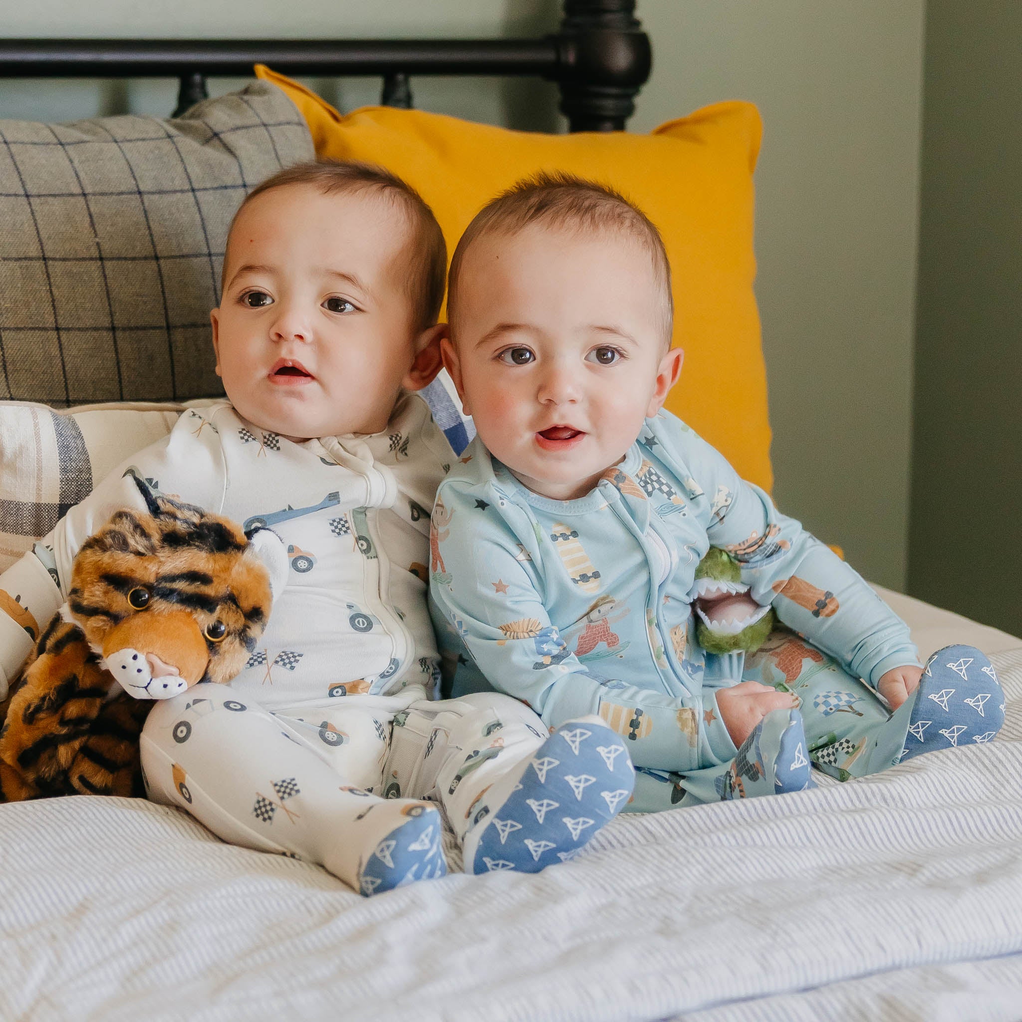 Zip-Up Footie Pajama - Tanner – Copper Pearl