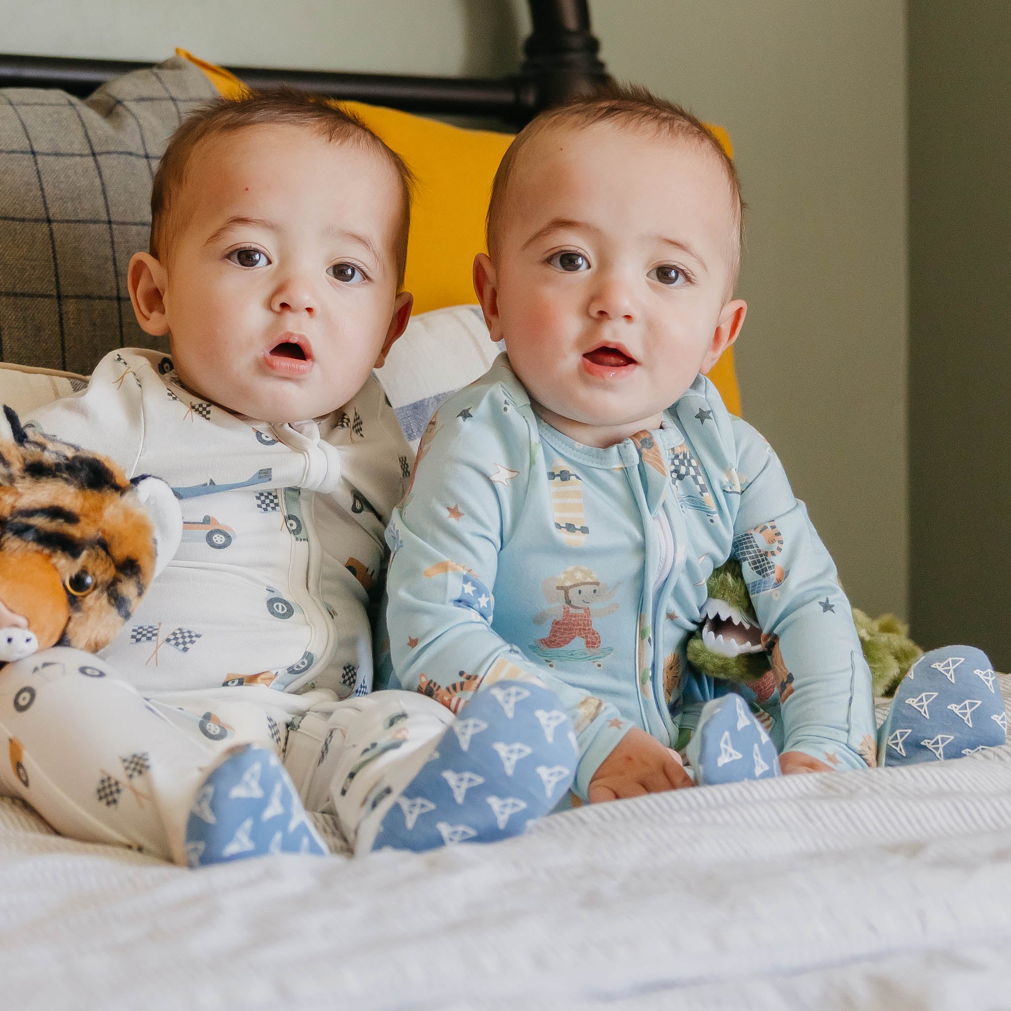 Zip-Up Footie Pajama - Tanner – Copper Pearl